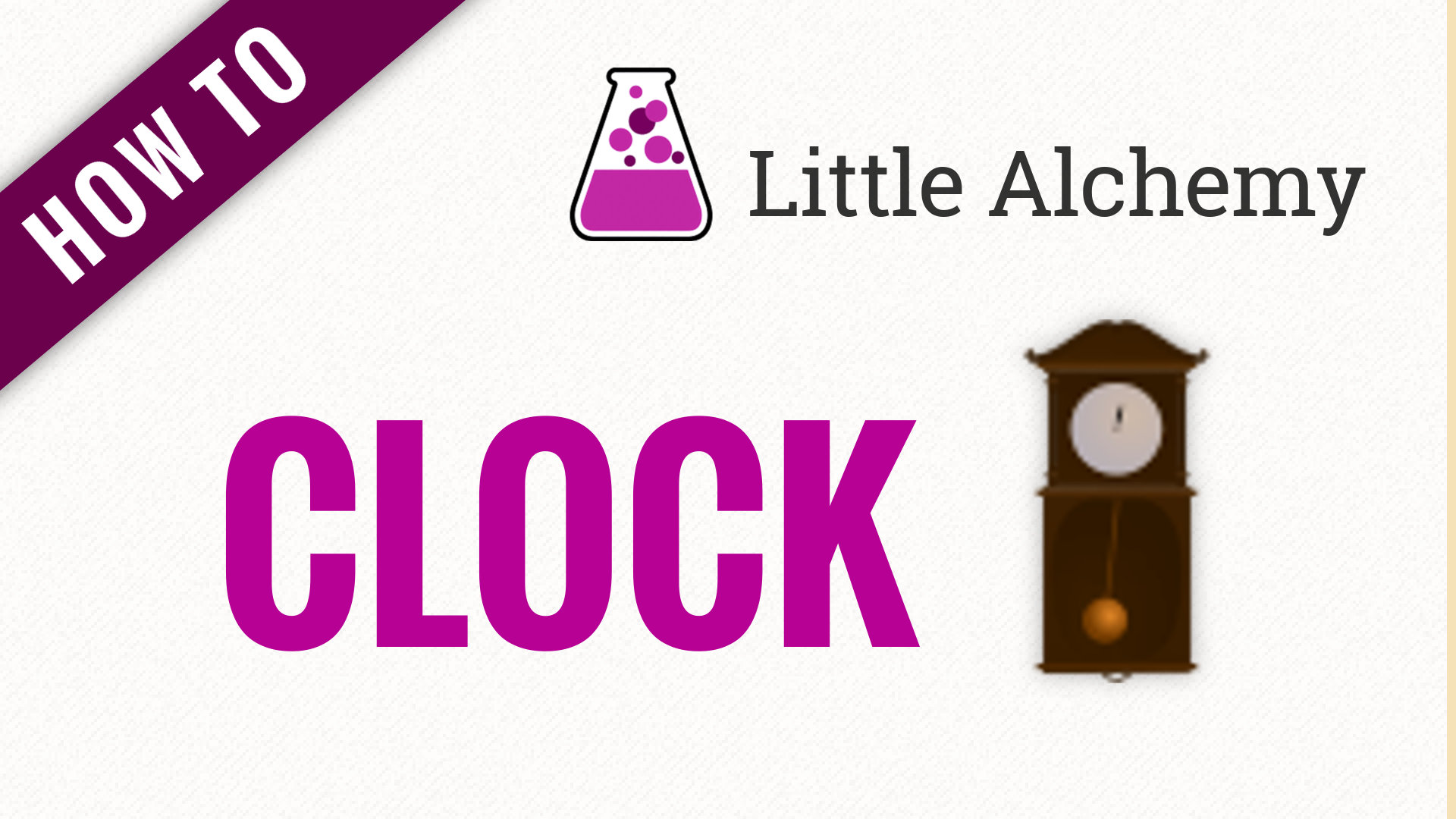 Clock Little Alchemy Cheats