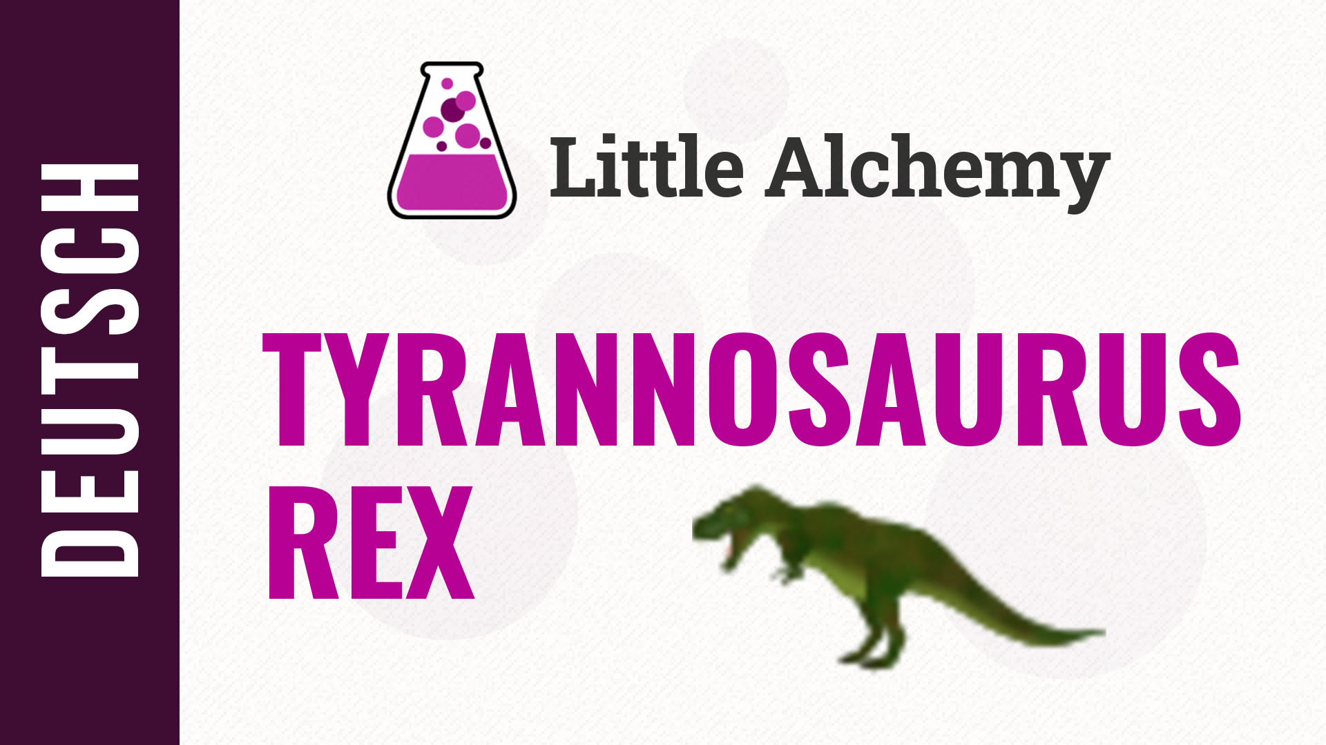 Tyrannosaurus Rex - Little Alchemy Lösung