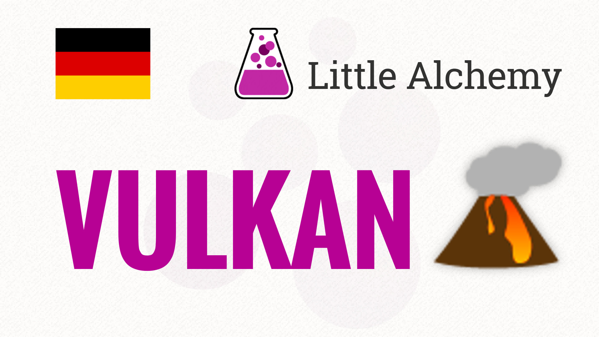 Vulkan - Little Alchemy Lösung
