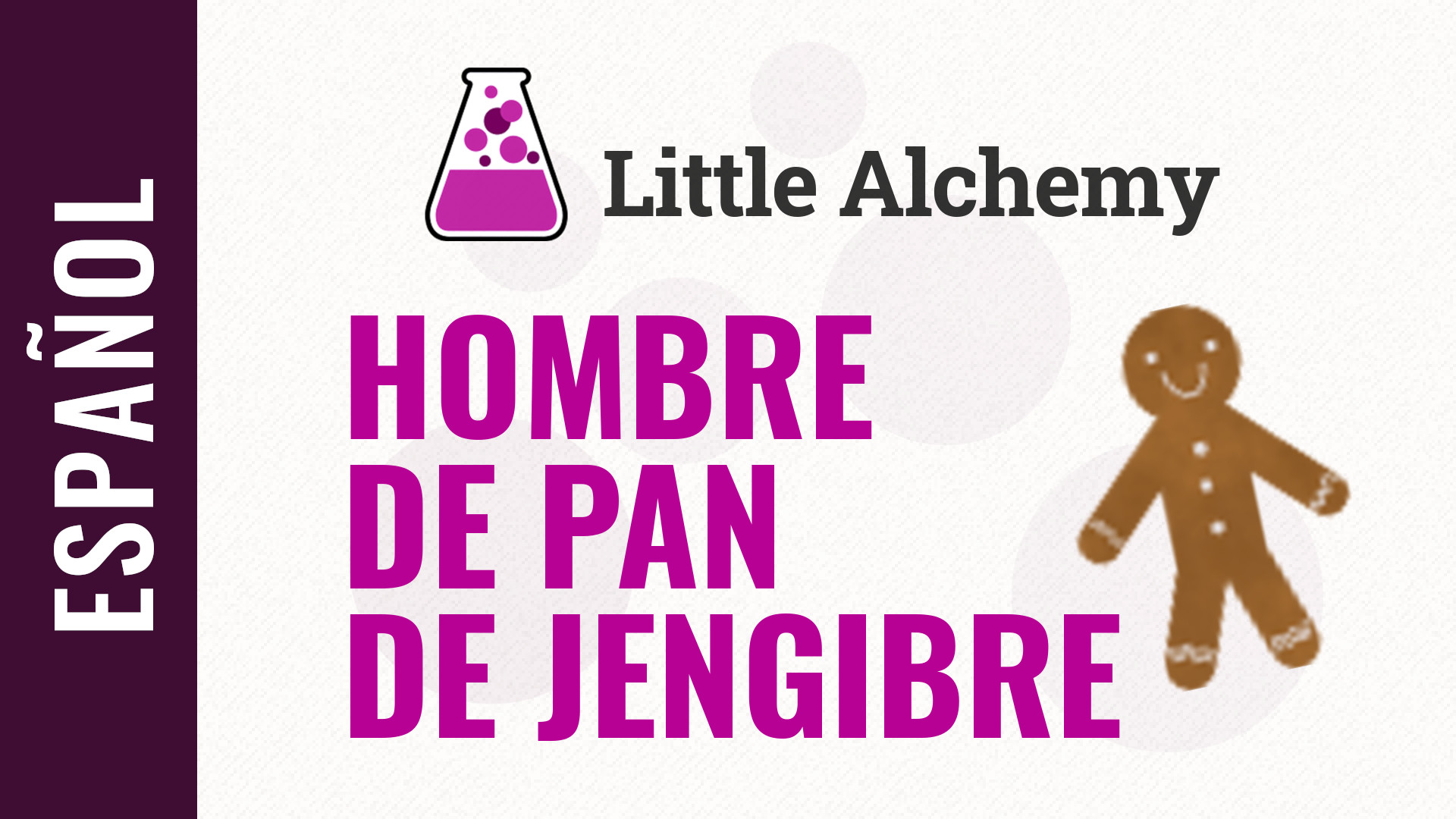 hombre de pan de jengibre - Little Alchemy Combinaciones