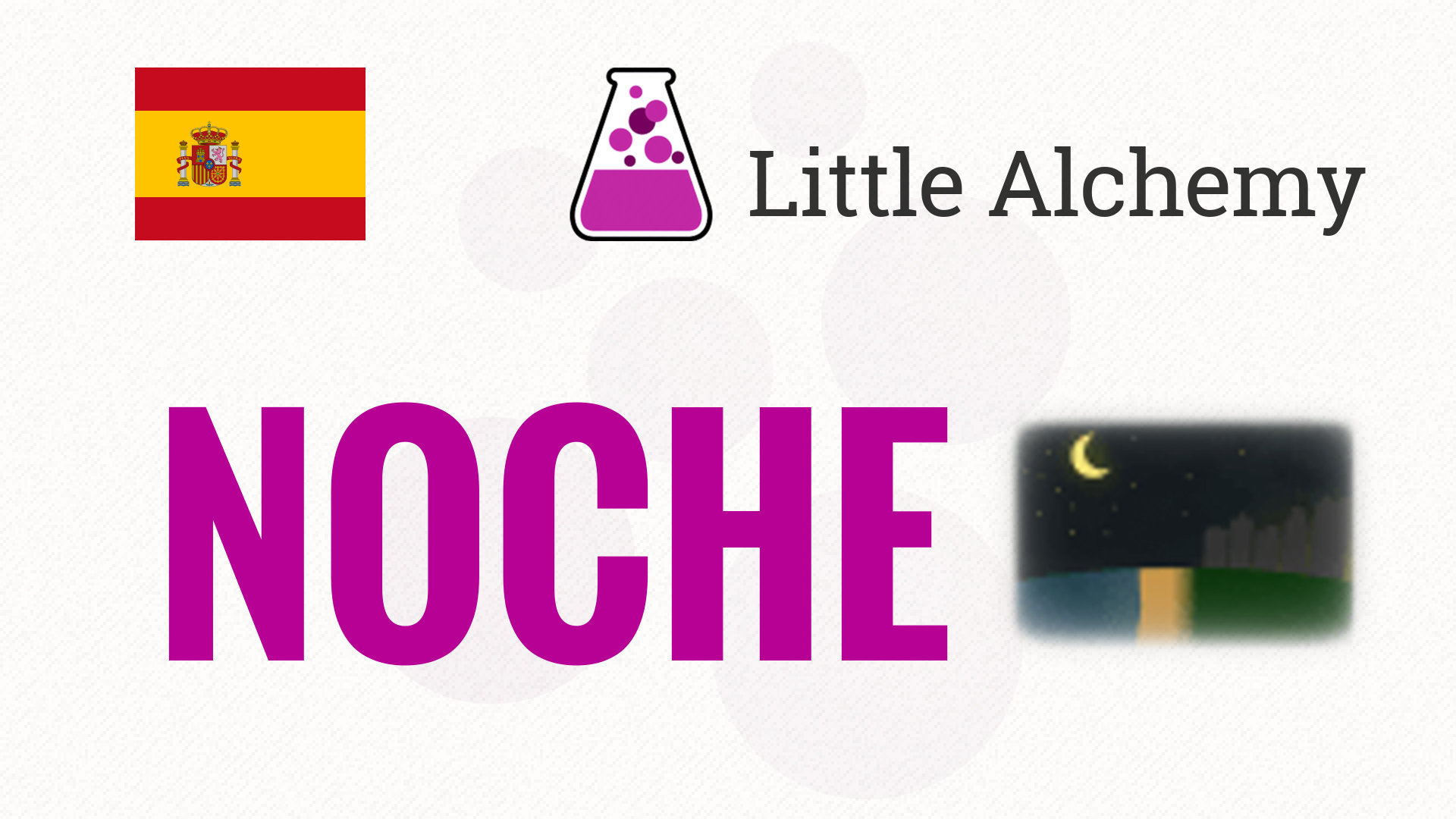 noche - Little Alchemy Combinaciones
