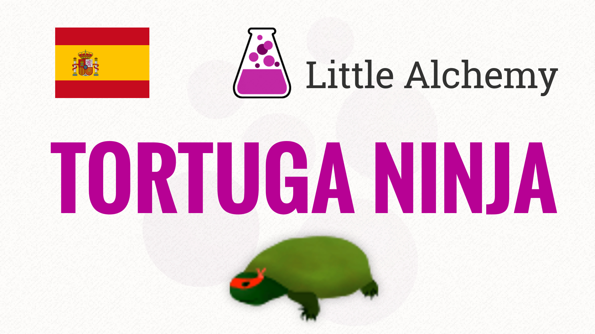 Tortuga Ninja - Little Alchemy Combinaciones