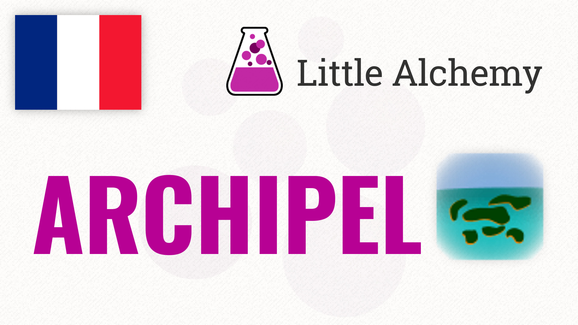 archipel - Little Alchemy Solution